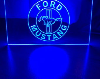Mustang, Ford Mustang, Mustang LED Sign, Mustang Neon Sign, Ford ...