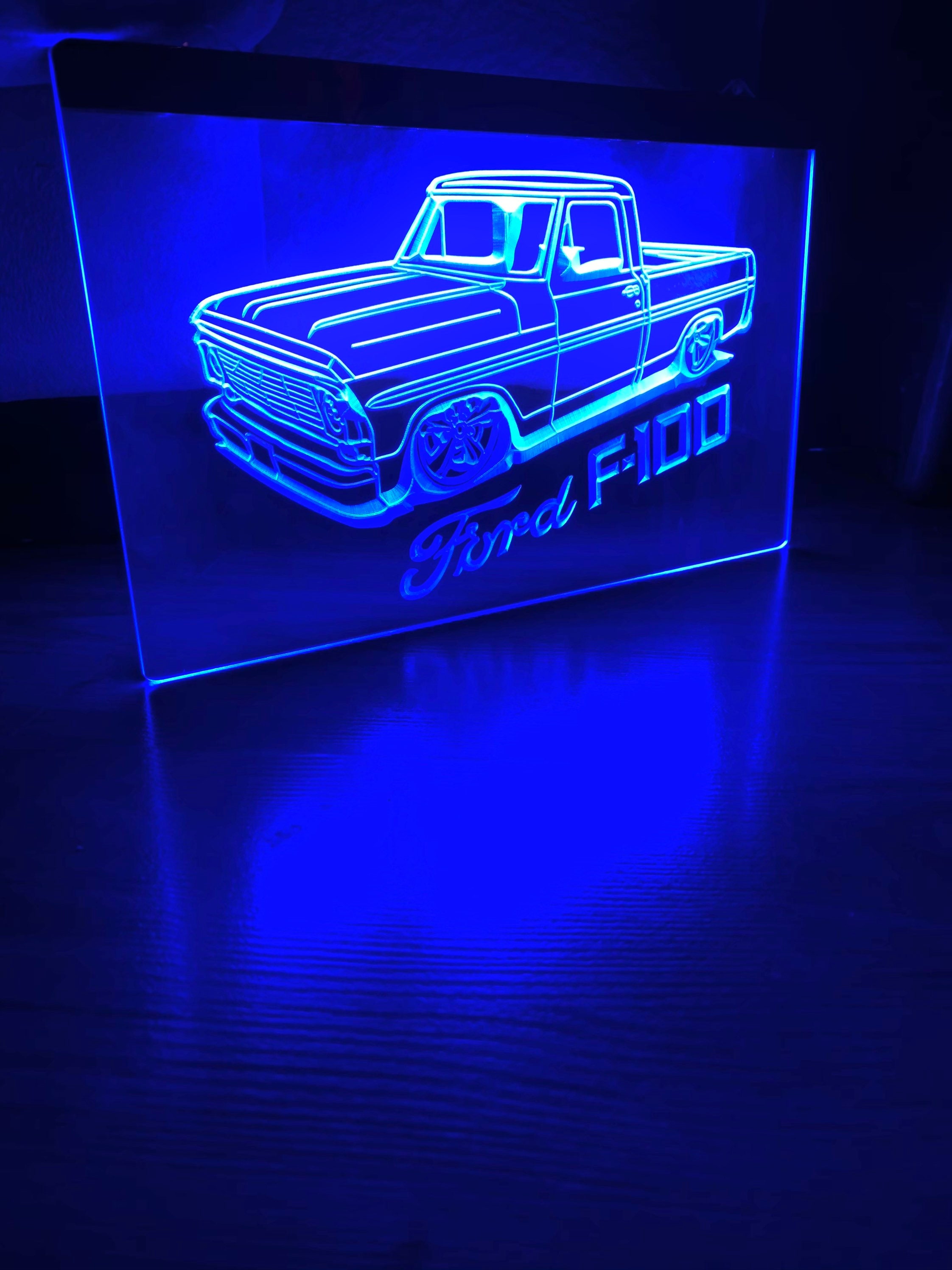 Ford F100 Low Truck LED Neon Sign Size 8x12 - Etsy