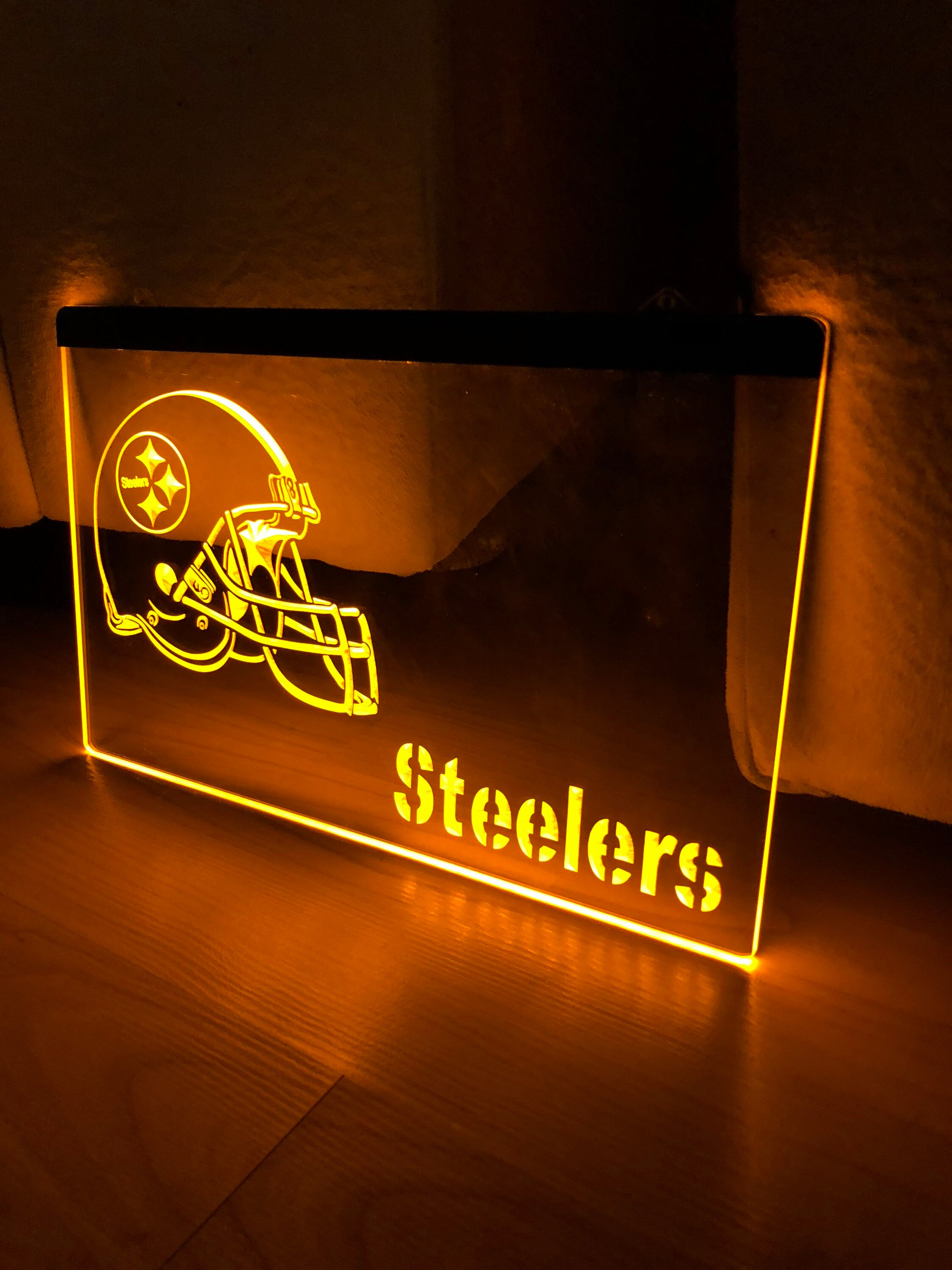 Pittsburgh Steelers LED Neon Sign Size 8x12 - Etsy