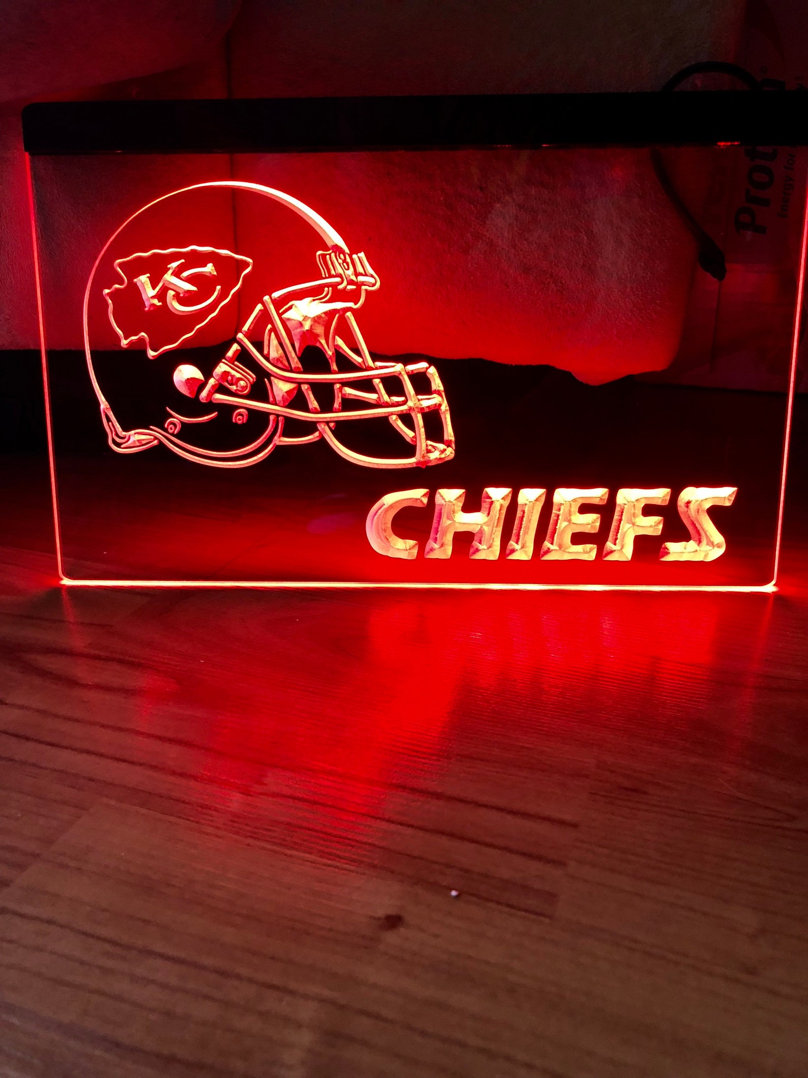 Kansas City Chiefs LED Neon Sign Size 8x12 - Etsy
