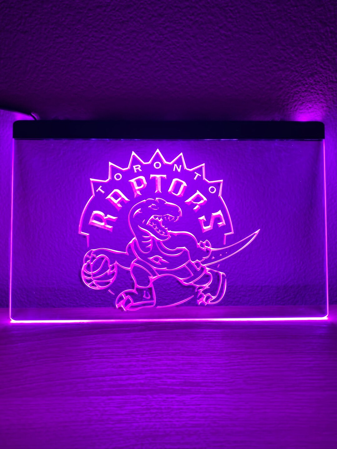 Toronto Raptors LED Neon Purple Light Sign Size 8x12 - Etsy