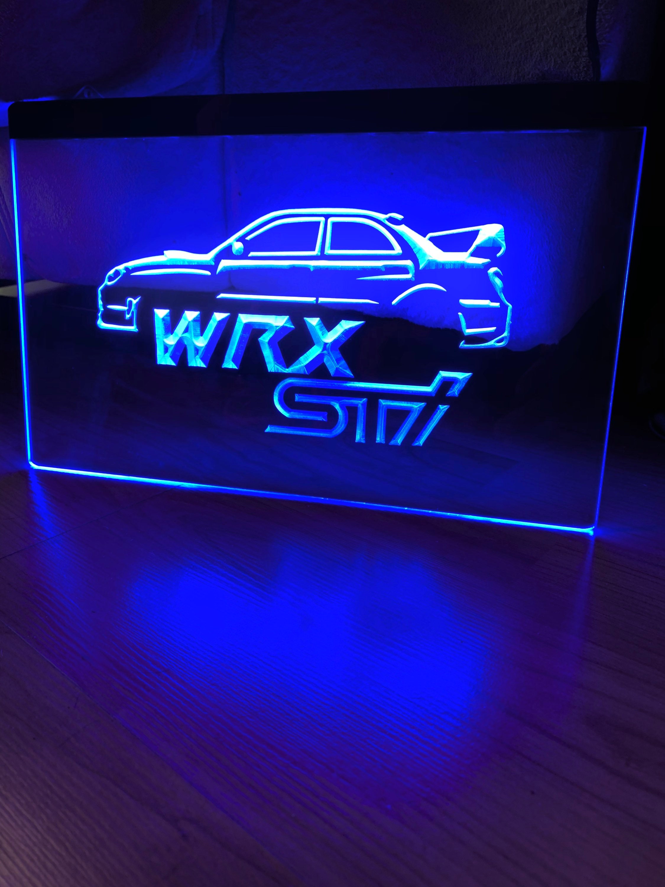 Subaru WRX STI LED Neon Sign Size 8x12 - Etsy