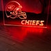Kansas City Chiefs LED Neon Sign Size 8x12 - Etsy