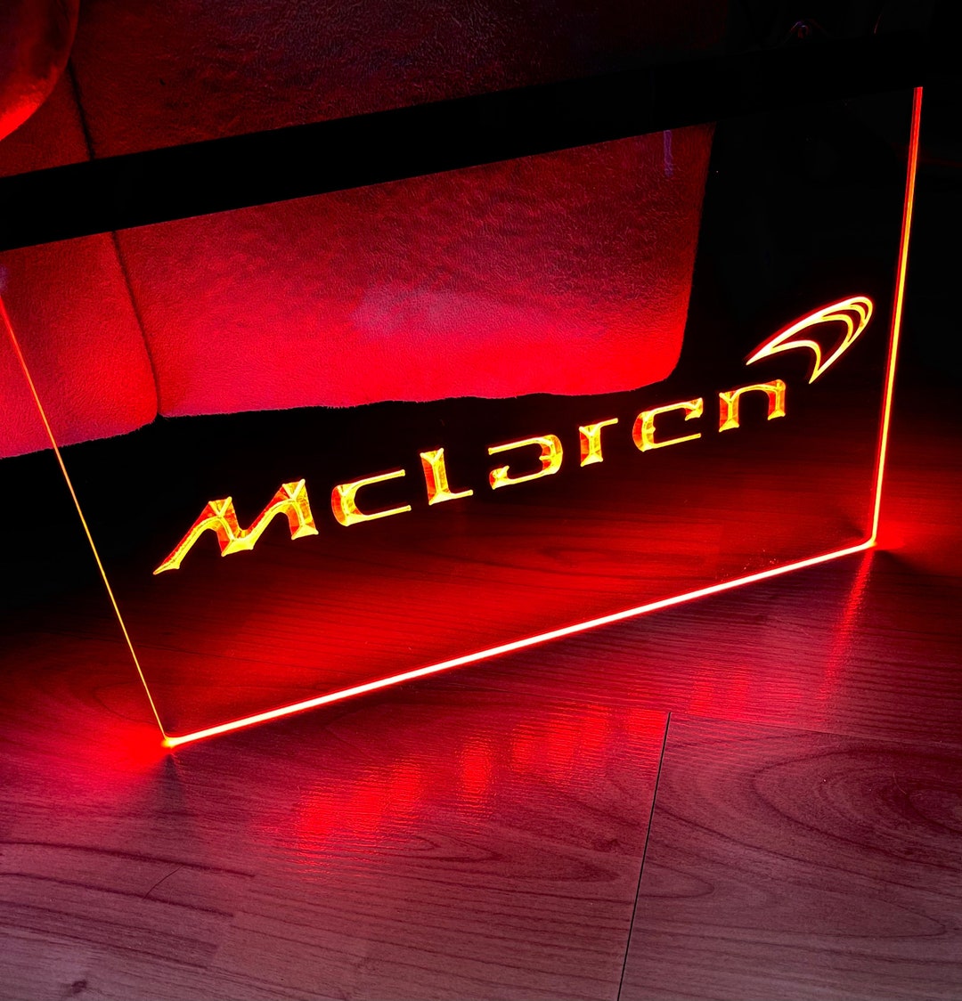Mclaren LED Neon Sign Size 8x12 - Etsy