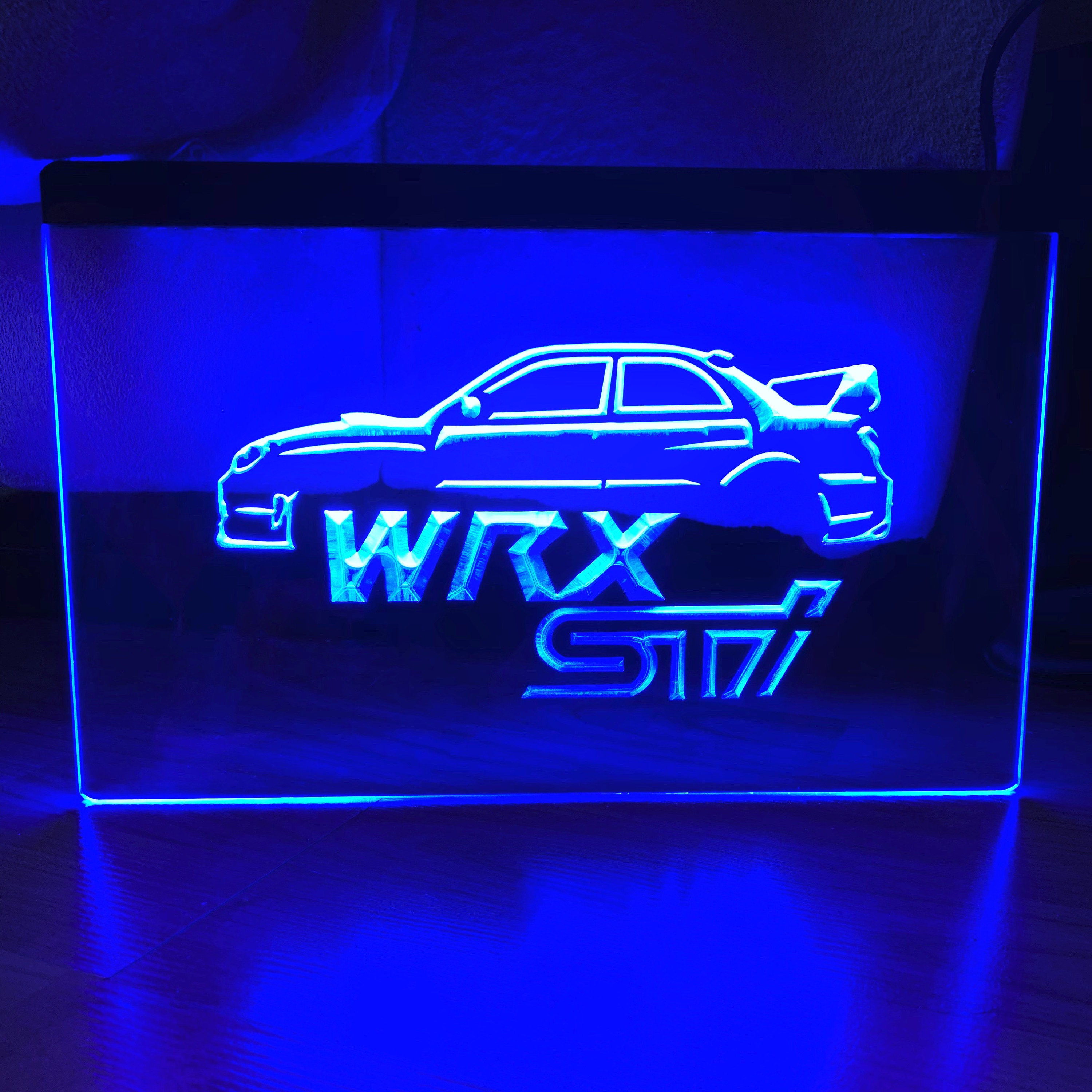 Subaru WRX STI LED Neon Sign Size 8x12 - Etsy