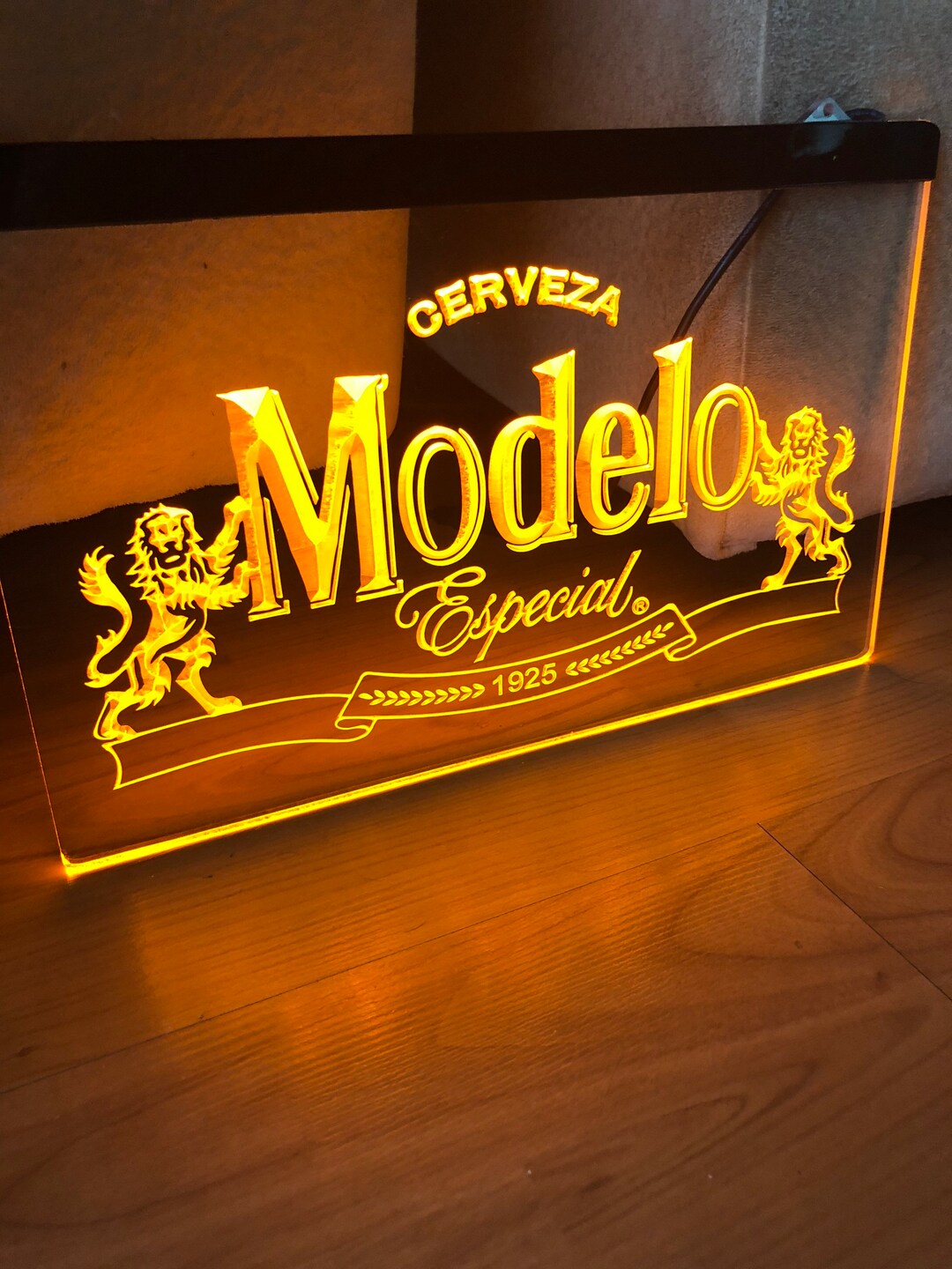 Modelo Especial LED Neon Sign Size 8x12 - Etsy