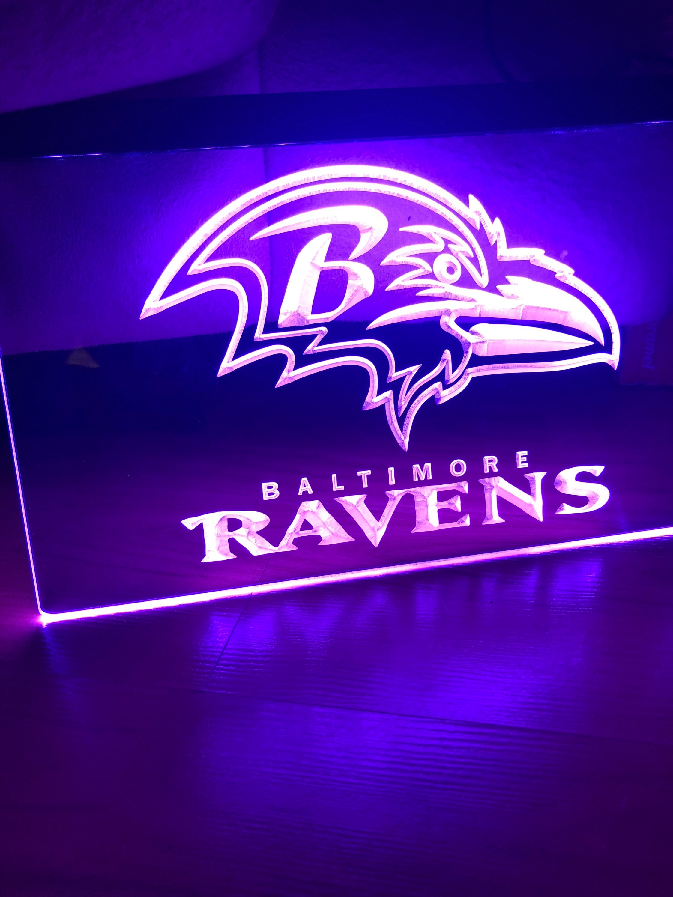 Baltimore Ravens LED Neon Sign Size 8x12 - Etsy