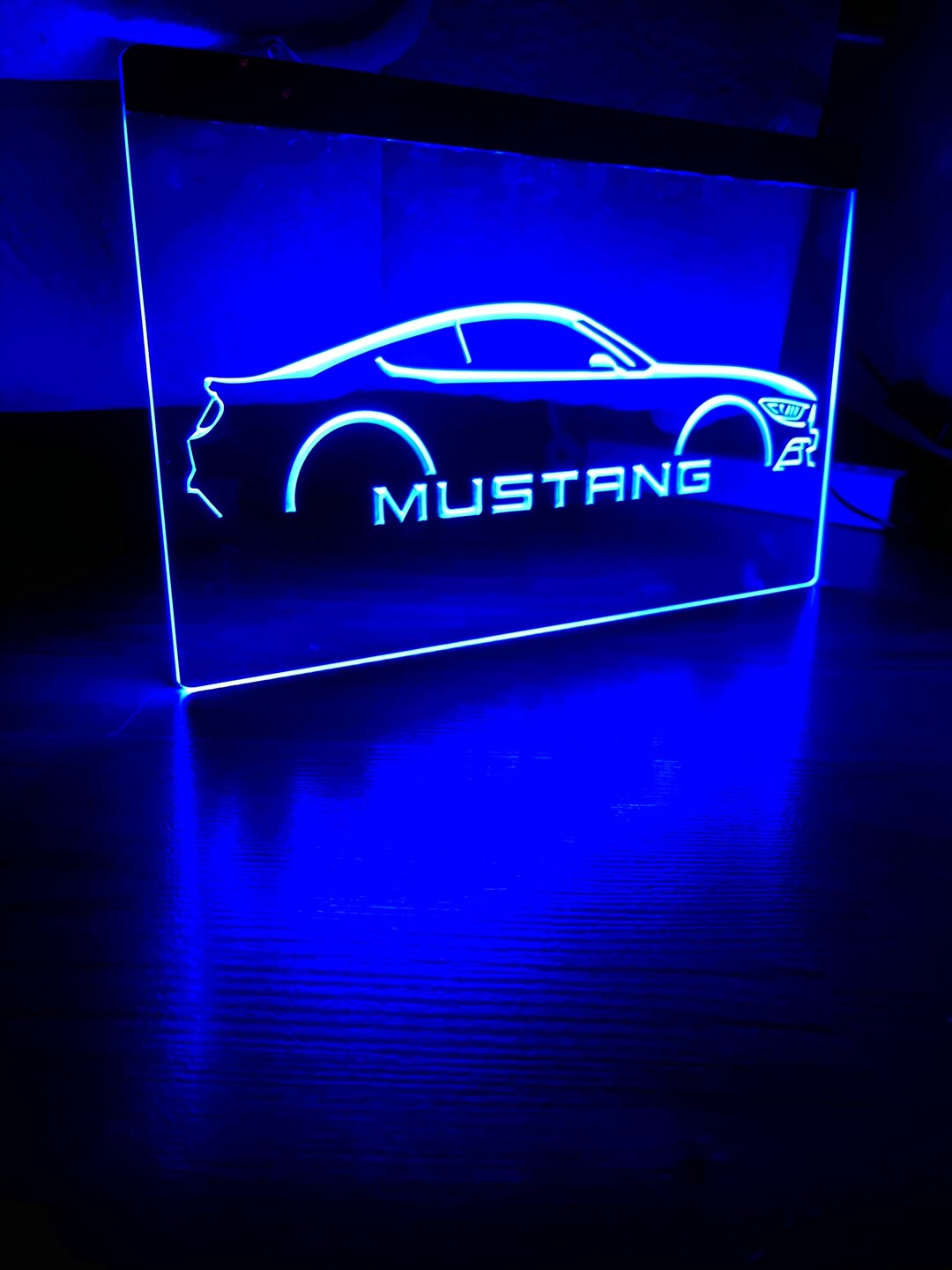 Ford Mustang LED Neon Sign Size 8x12 - Etsy