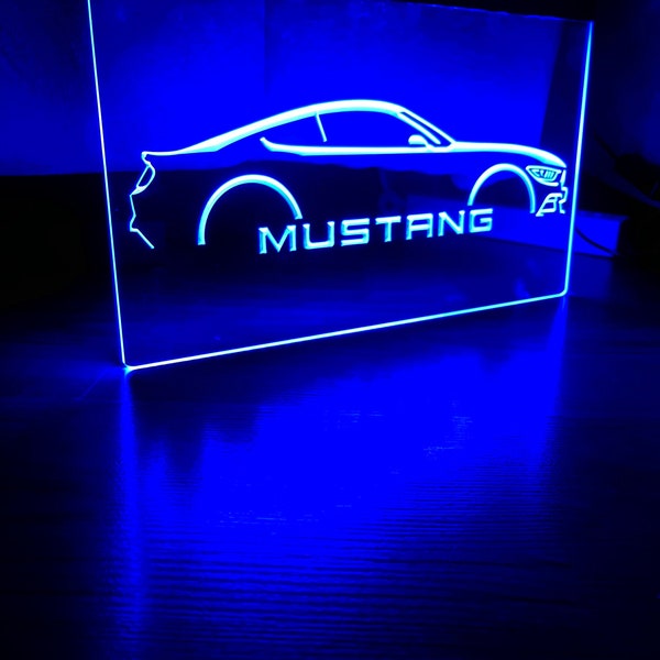 Mustang Neon Sign - Etsy