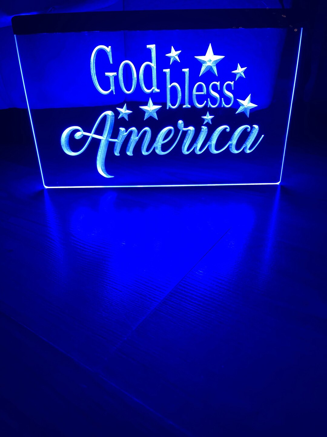 God Bless America LED Neon Sign Size 8x12 - Etsy