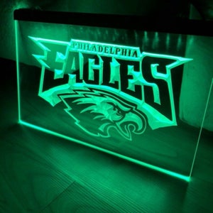 Philadelphia Eagles LED Neon Sign Size 8x12 - Etsy