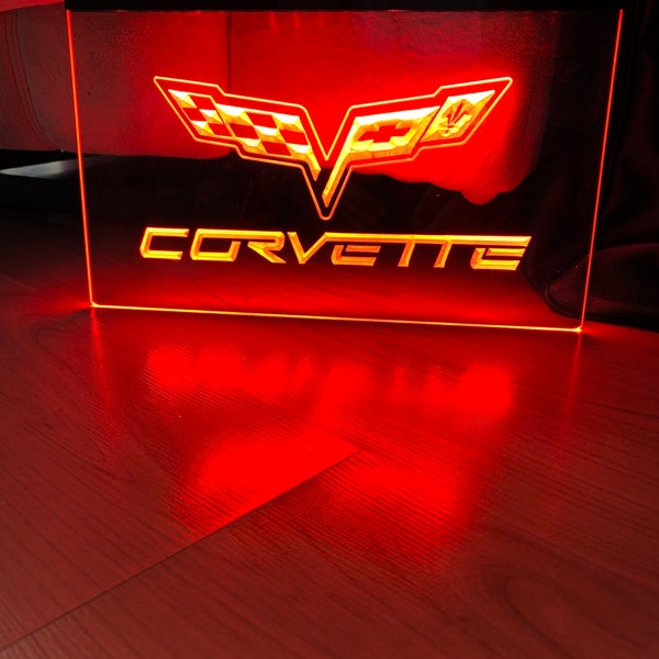 Corvette Neon Sign - Etsy