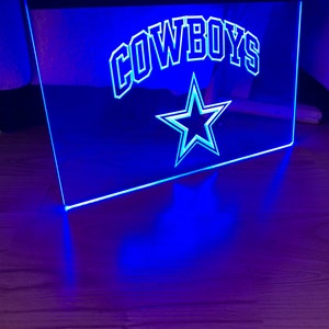 Dallas Cowboys LED Neon Sign Size 8x12 - Etsy