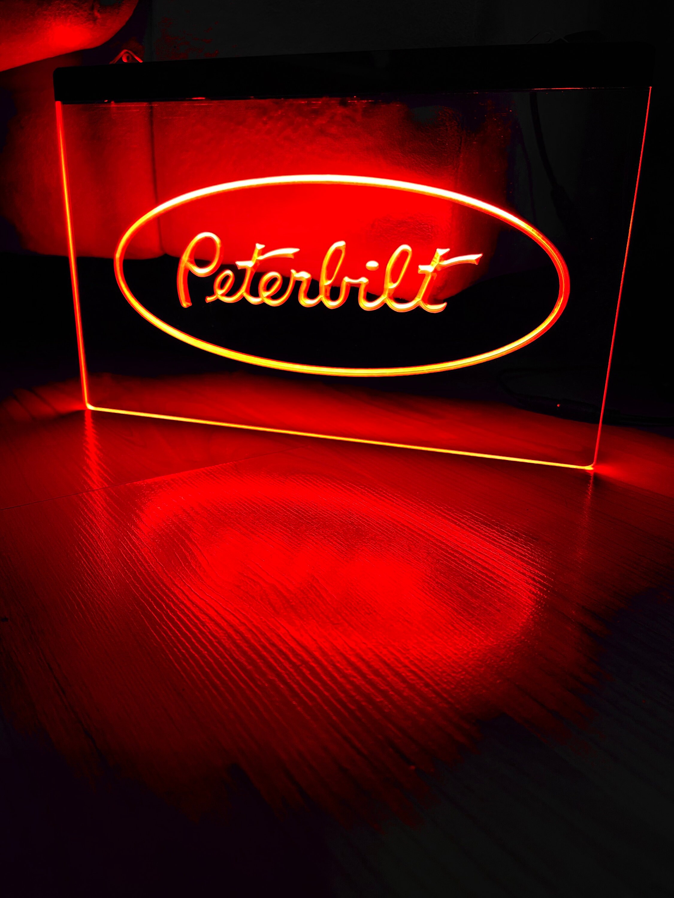 Peterbilt LED Neon Sign Size 8x12 - Etsy
