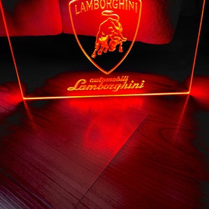 Lamborghini LED Neon Sign Size 8x12 - Etsy