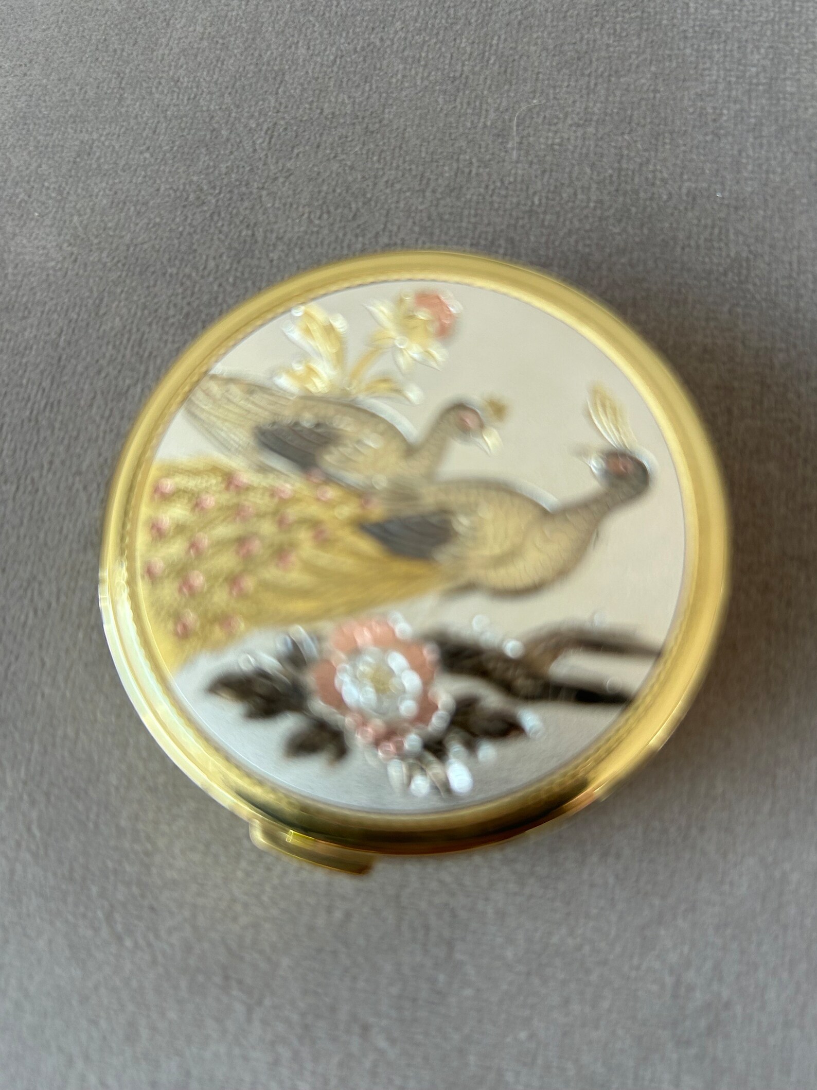 Vintage Japanese Chokin Style Pill Box - Etsy