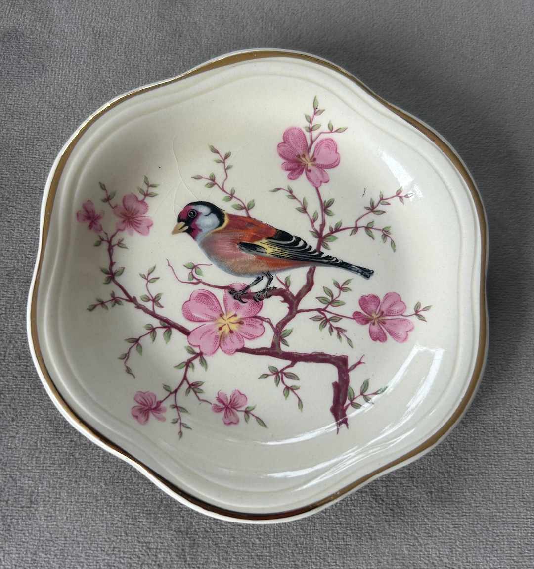 Vintage Royal Worcester Palissy ‘royal Collection’ Trinket Dish/plate ...