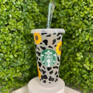 Sunflowers and Cow Print - Etsy