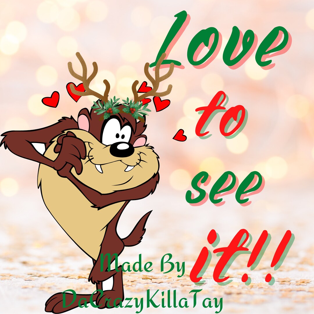 Taz Christmas Emote - Etsy