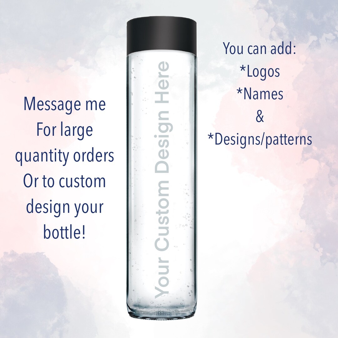 Custom Glass Water Bottles - Etsy