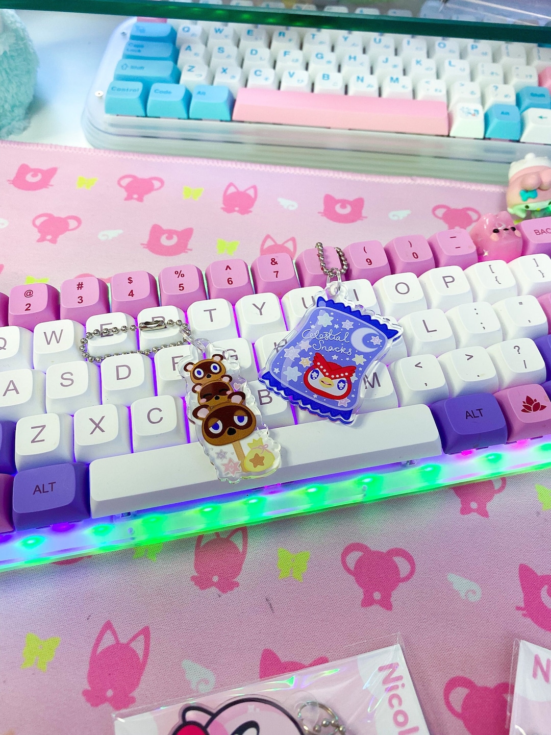 Nook Dango Acrylic Charm, Nintendo Switch Charms Accessories, Switch ...