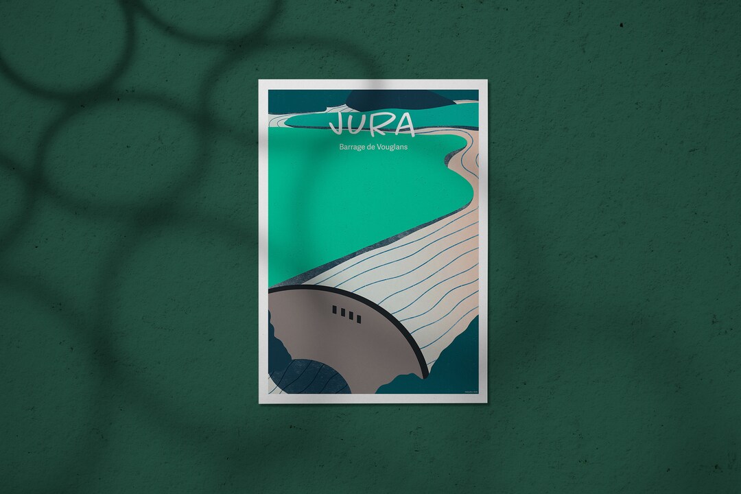 Jura - Vouglans Dam - Etsy