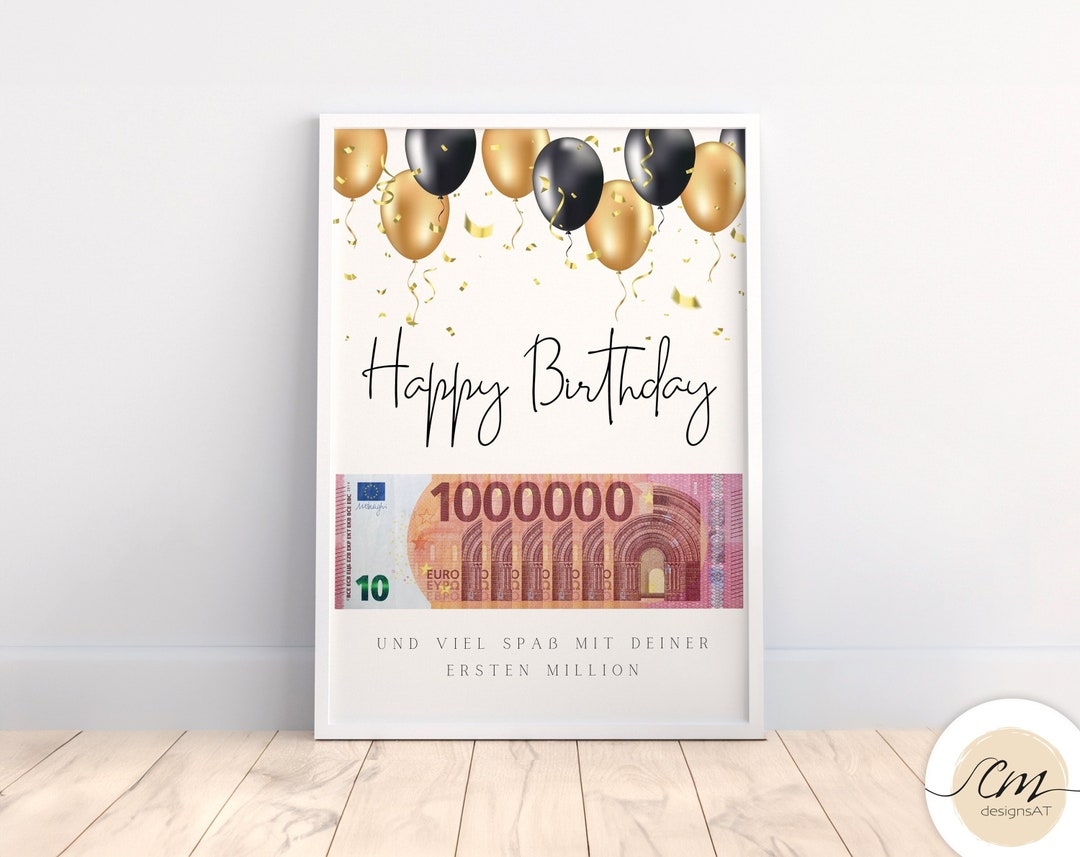 Money Gift for a Birthday Give Money Away Creatively Your First Million ...