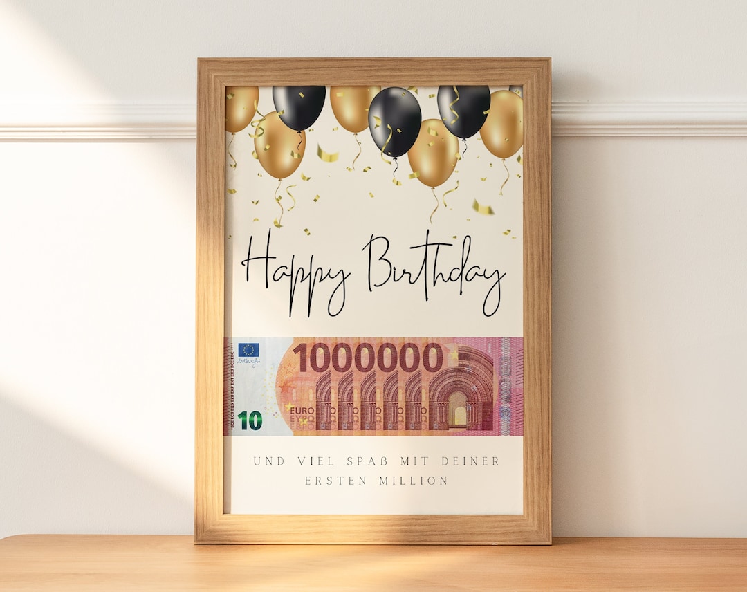 Money Gift for a Birthday Give Money Away Creatively Your First Million ...