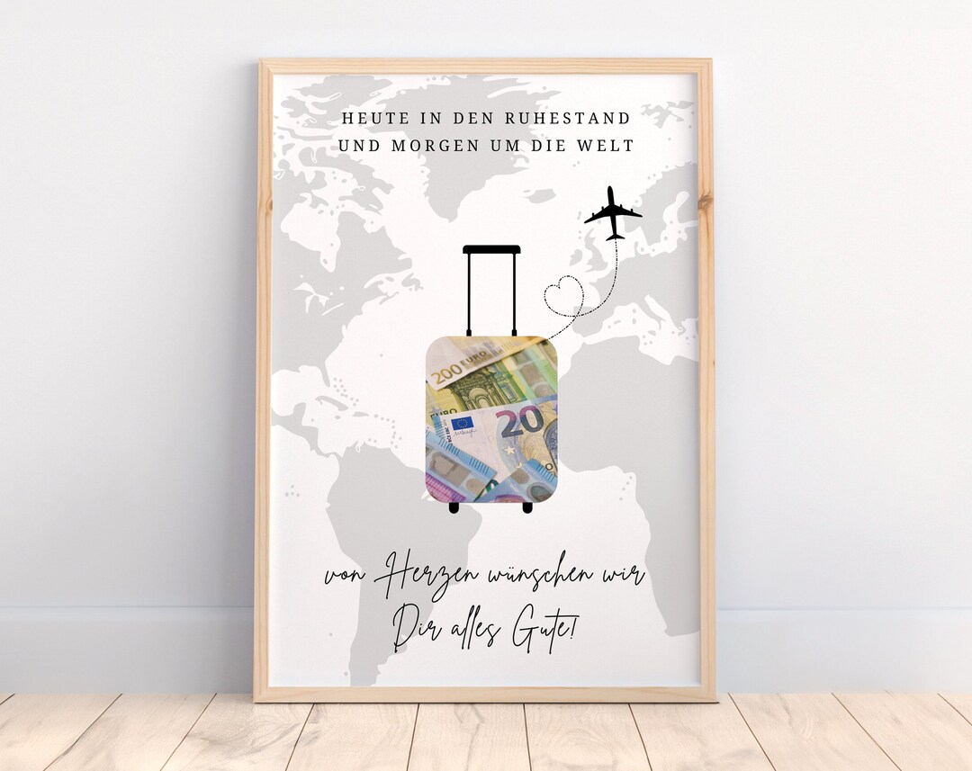 Geldgeschenk zur Rente,Pension Geschenkvorlage für Kollege/in zum ...