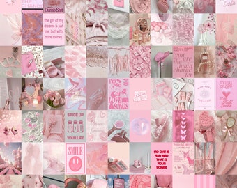 156 PCS Pink Coquette Wall Collage Coquette Posters Coquette Room Decor ...