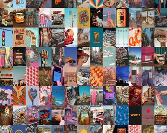 Retro Wall Collage Kit - Etsy