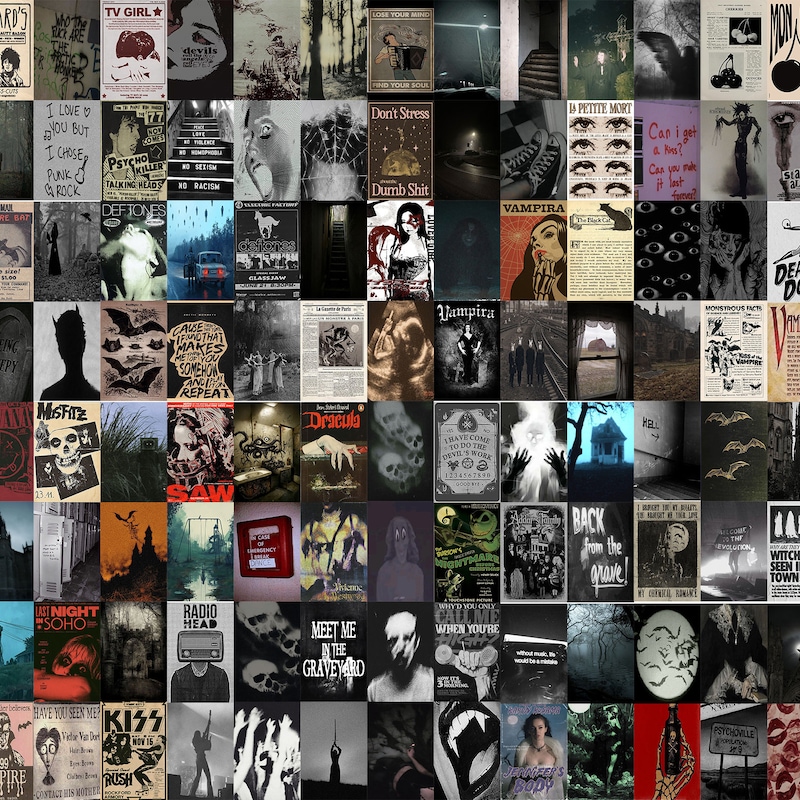 Goth Wall Art - Etsy