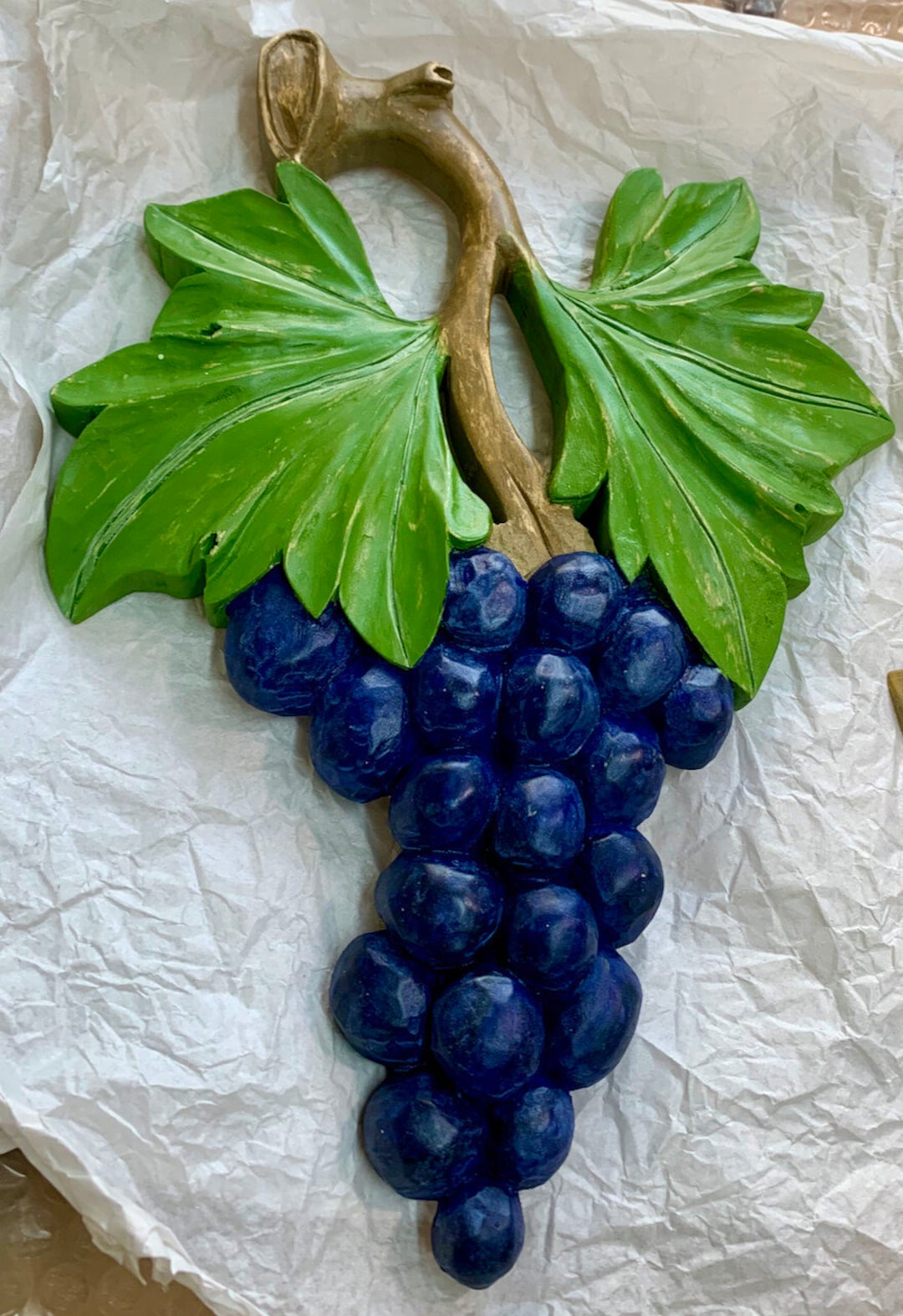 Wood Carving Bunch of Grapes - Etsy