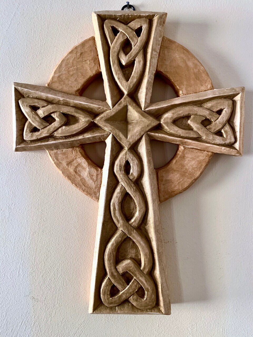 Wood Carved Cross - Etsy