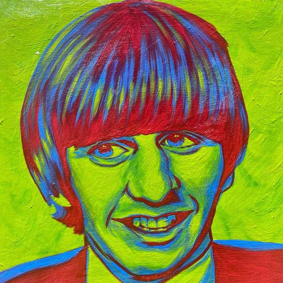 Ringo Starr Art Poster - Etsy