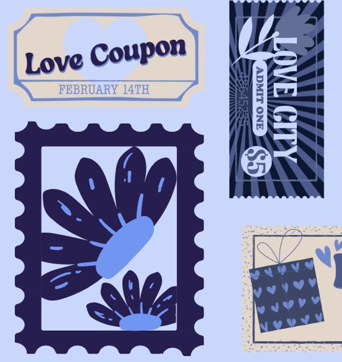 Love Stamps - Etsy