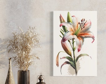 Lily Art Print - Etsy