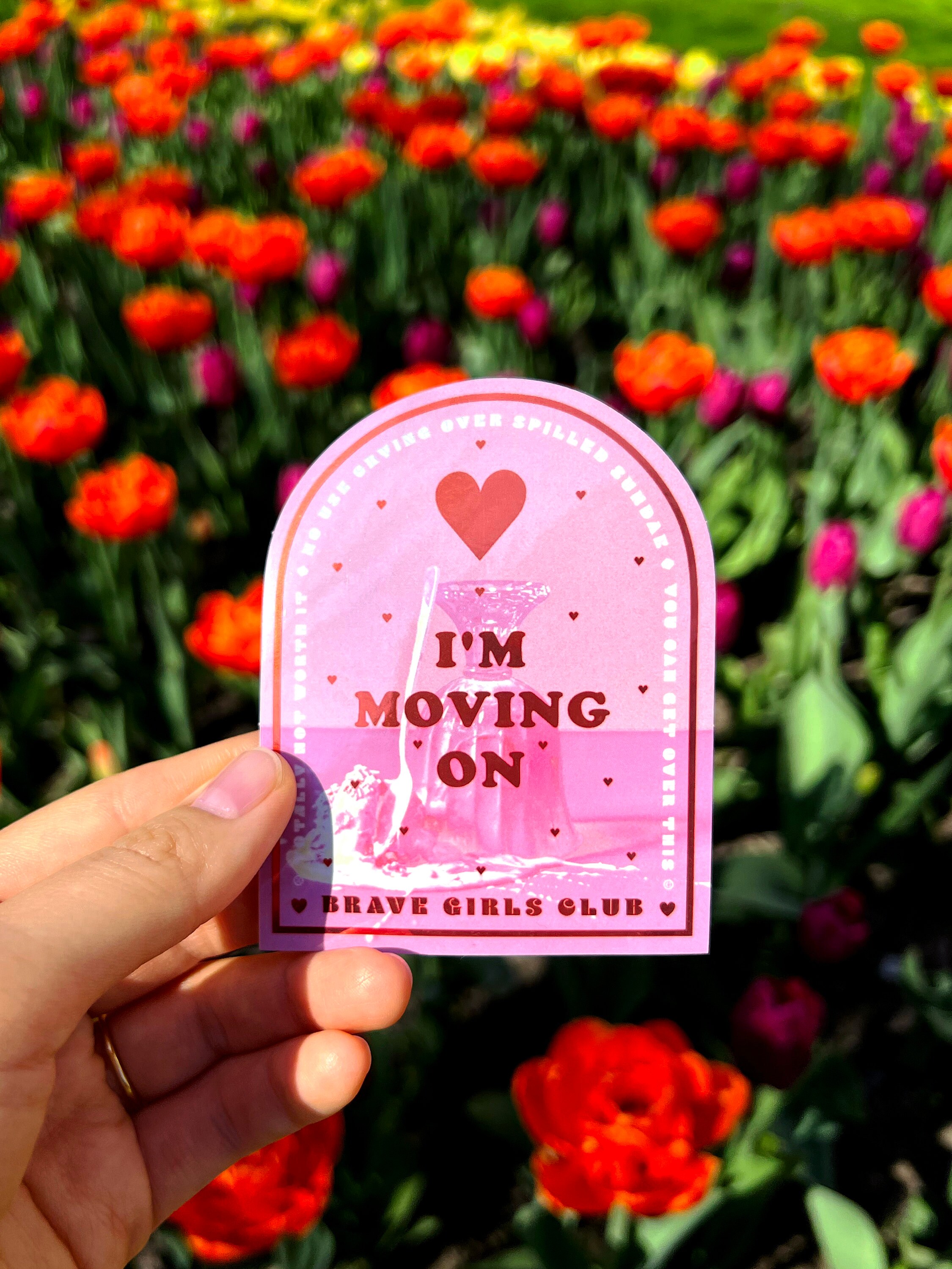 Retro Aesthetic Sticker Brave Girls Moving on Magical Pink - Etsy