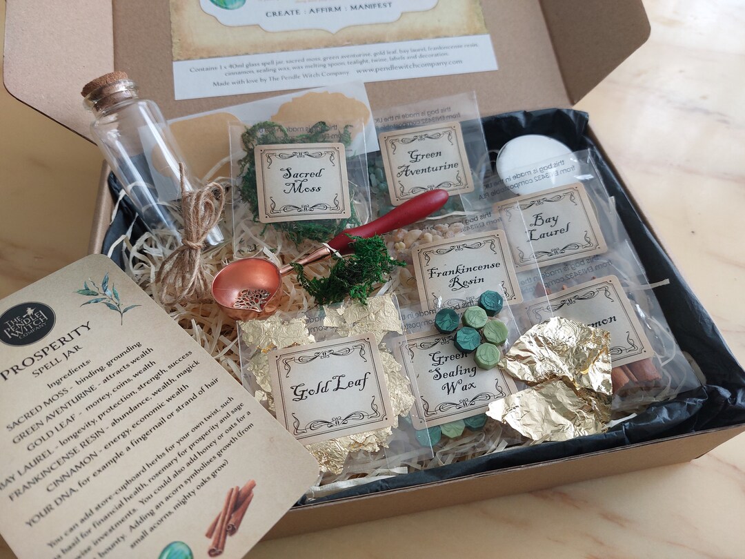 Prosperity Spell Jar Kit - Etsy