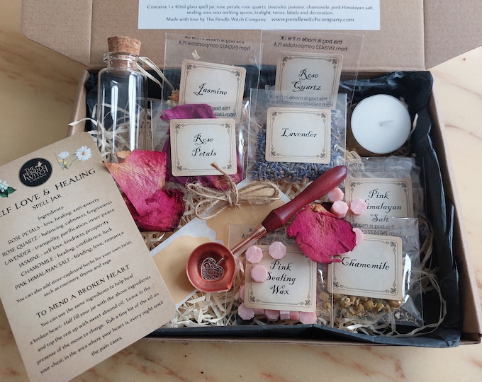 Love/self Love Spell Jars - Etsy