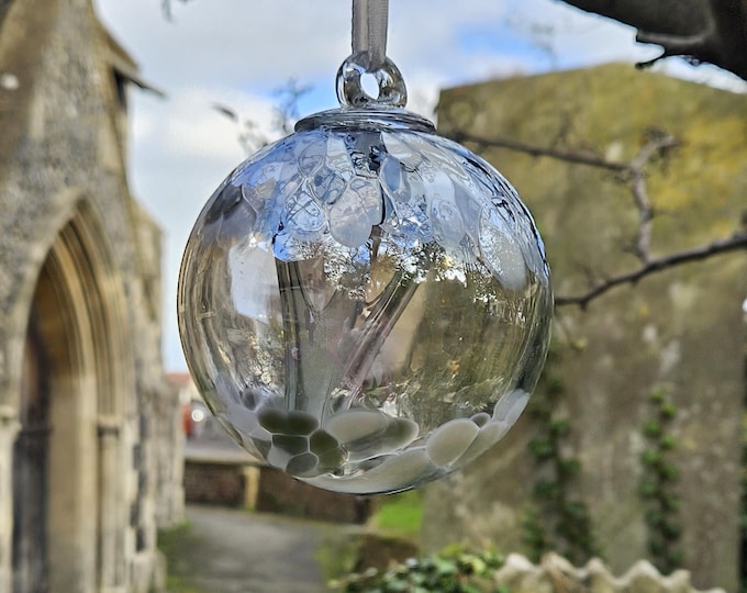 Home Protection Witch Ball Sealed With Bloodstone | Anti-anxiety Witch ...