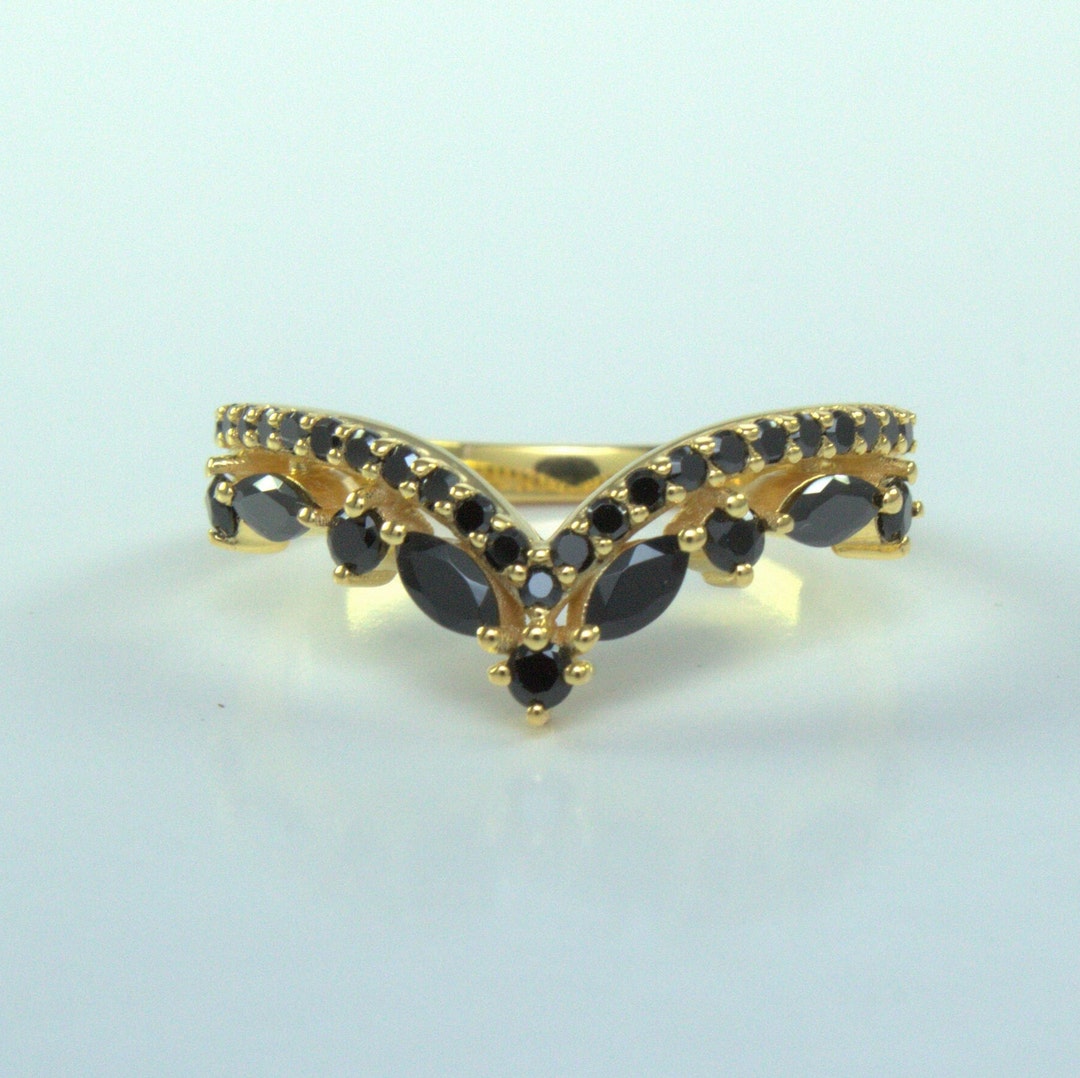 Curved Engagement Ring, Women Curved Wedding Band, Curved Wedding Band ...