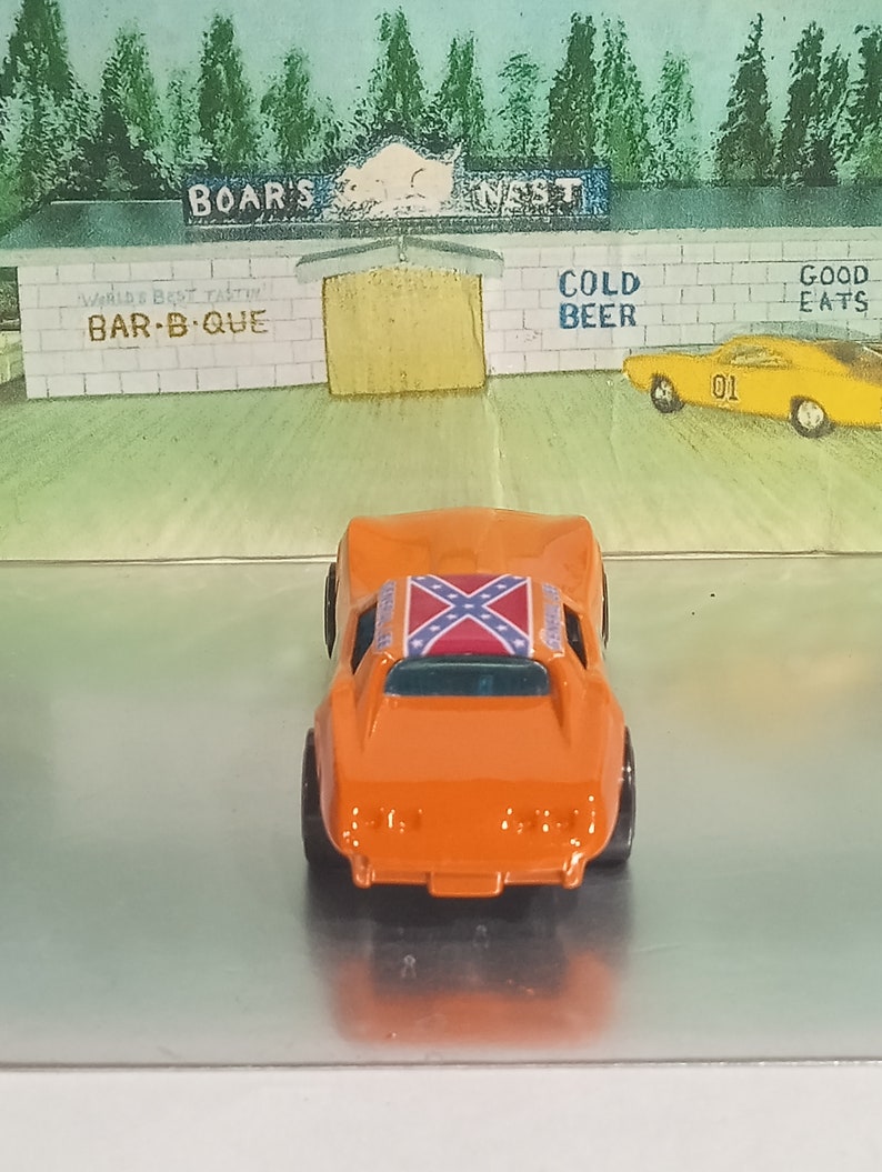 Dukes of Hazzard General Lee Corvette Custom Painted and Decaled. - Etsy