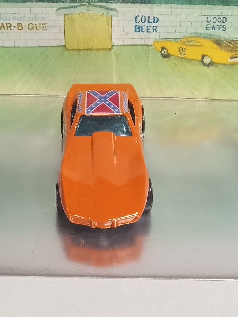 Dukes of Hazzard General Lee Corvette Custom Painted and Decaled. - Etsy