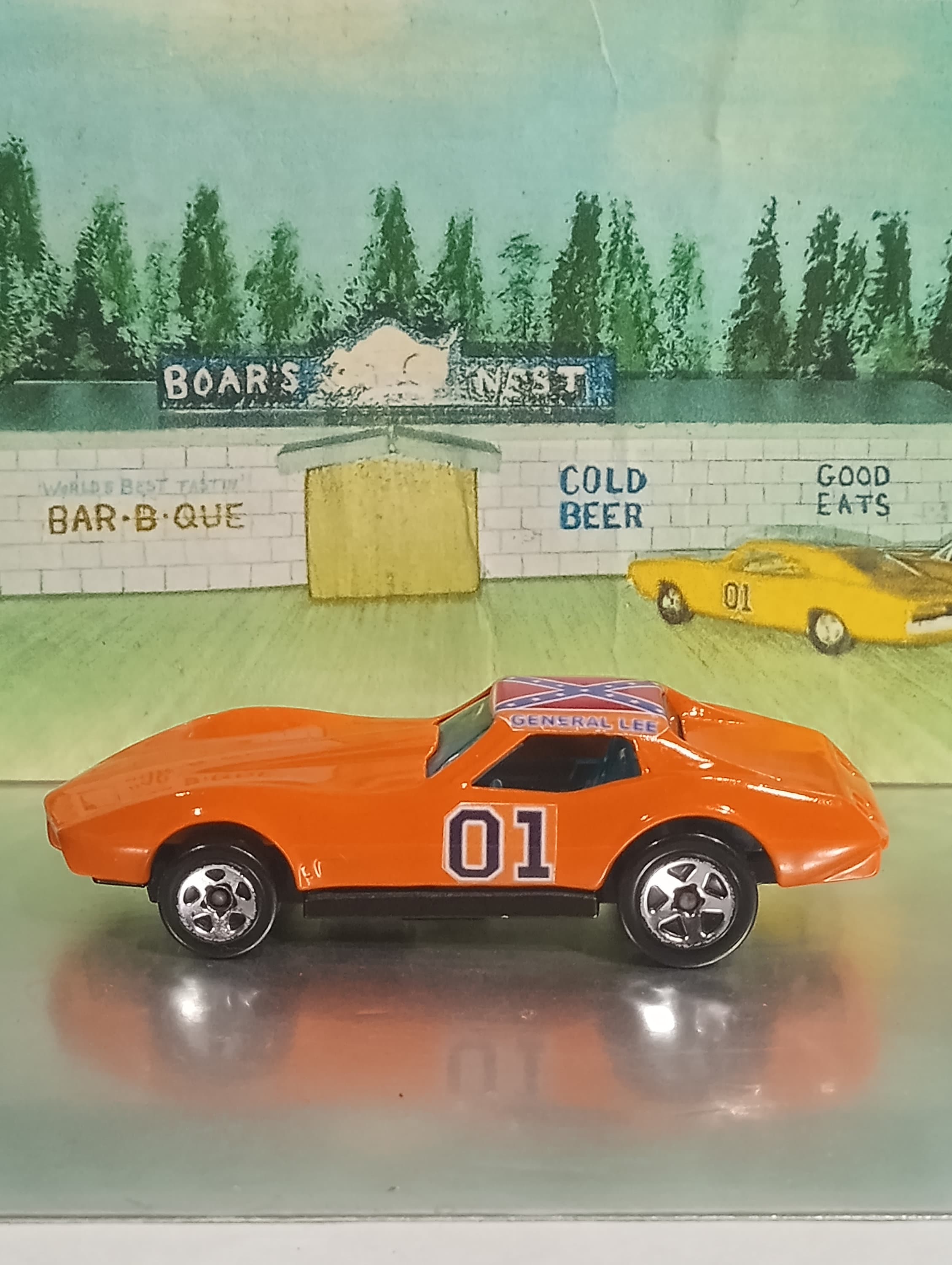 Dukes of Hazzard General Lee Corvette Custom Painted and Decaled. - Etsy
