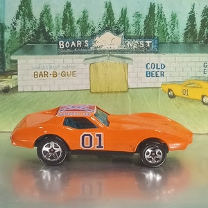 Dukes of Hazzard General Lee Corvette Custom Painted and Decaled. - Etsy