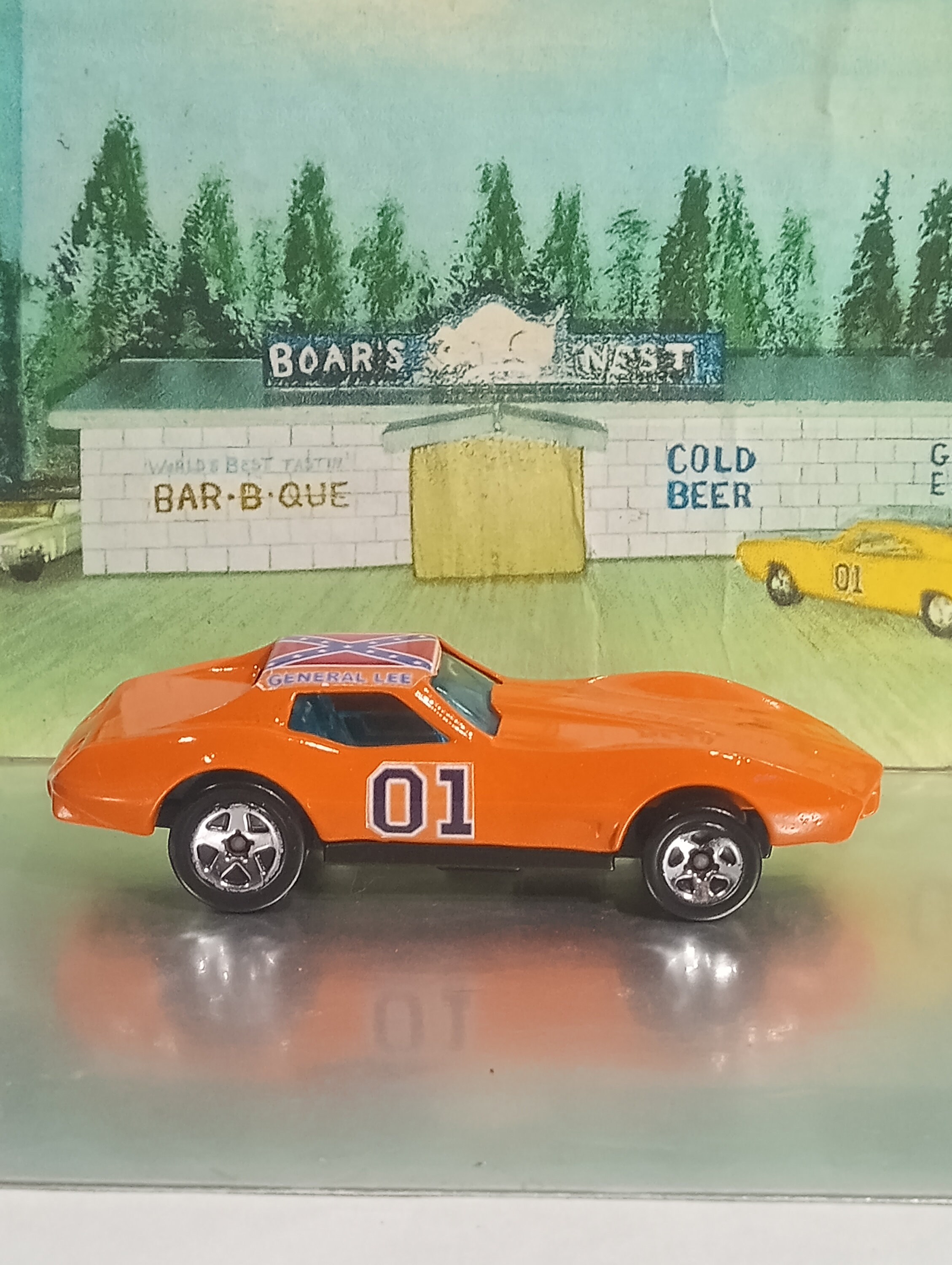 Dukes of Hazzard General Lee Corvette Custom Painted and Decaled. - Etsy