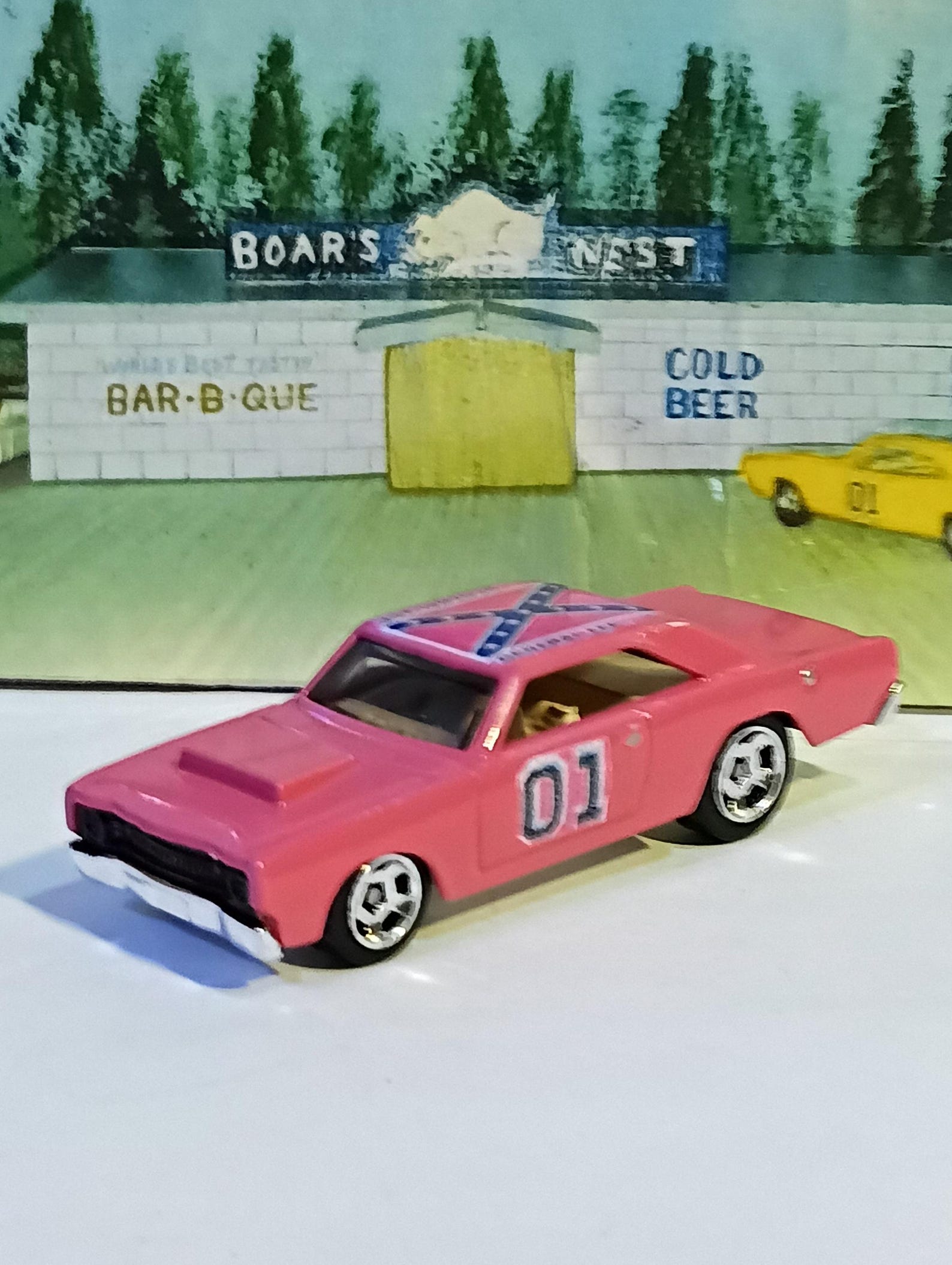 Custom Dukes of Hazzard 1968 Dodge Dart: Pink General Lee Hot Wheels - Etsy