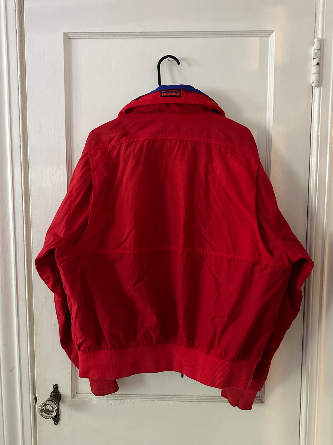 Vintage Oversized Red Bomber, Red Windbreaker, 90s Red Jacket - Etsy