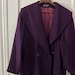 Vintage Wool Coat, Purple Wool Coat, Oversized Purple Coat, Overcoat ...